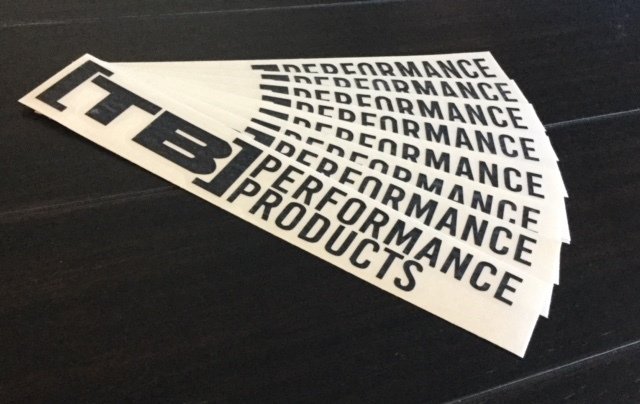 White 8" TB Sticker – TB Performance Products